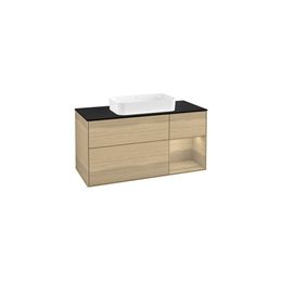 Villeroy & Boch V&B Waschtischunterschrank Finion 120cm, Pl bla m, Reg re Oa ven, Oa ven ; Villeroy & Boch (F302PCPC)