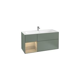 Villeroy & Boch V&B Waschtischunterschrank Wandbeleuchtung Finion 119,6x59,1cm, Reg li Oa ven, Oli. m Lac ; Villeroy & Boch (G060PCGM)