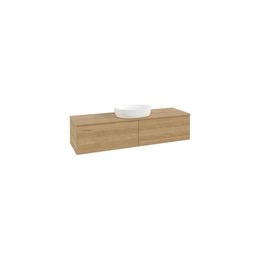 Villeroy & Boch V&B Waschtischunterschrank ohne Frontstruktur -Beleuchtung Antao 160x50cm, WBP-farbe honey oak, honey oak ; Villeroy & Boch (L36011HN)