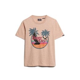 Superdry T-Shirt Damen Größe XXL blau / rosa / dunkelpink / schwarz