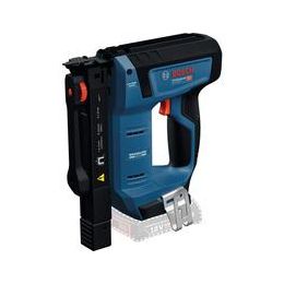 Bosch Akku-Holzklammerer GTH 18V-14 Professional solo, 18Volt, Elektrotacker blau/schwarz, ohne Akku und Ladeger&auml;t
