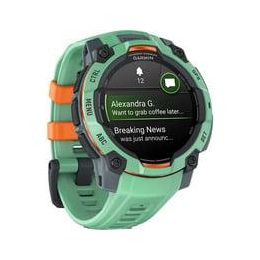 Garmin Instinct 3 - 45 mm, AMOLED, Smartwatch Twilight/Neo Tropic, Silikon-Armband