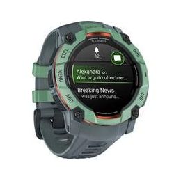 Garmin Instinct 3 - 50 mm, AMOLED, Smartwatch Twilight/Neo Tropic, Silikon-Armband