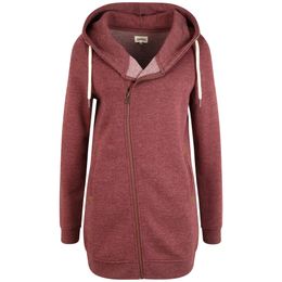 oxmo Sweatjacke 'Vicky' Damen Gr&ouml;&szlig;e XL rot / wei&szlig;