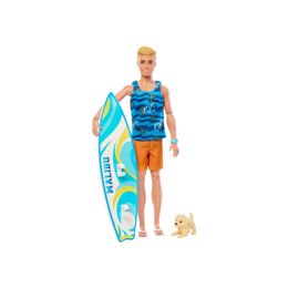 Mattel HPT50 - Barbie - Puppe mit Zubehör, Surfer, Ken