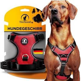 Tierhood Hundegeschirr rot M