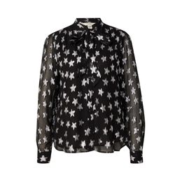 River Island Bluse Damen Gr&ouml;&szlig;e S schwarz / silber
