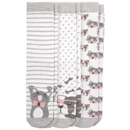 Gina Benotti 3 Paar Damen Socken mit Hunden und Katzen