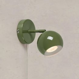 Markslöjd Wandlampe Pop, grün, Breite 10 cm, Metall