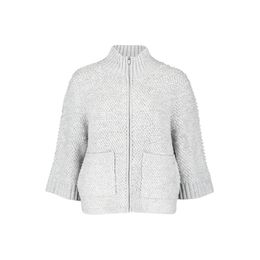 BETTY & CO Betty & Co Strickjacke Damen Gr&ouml;&szlig;e XXL silbergrau