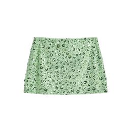Bershka Skirt female Green size S