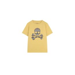 Scalpers Scetnicskull Tee Kids ' ' Jungen Gr&ouml;&szlig;e 140 gelb / senf