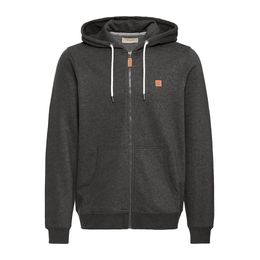 Blend Zip-Up Hoodie ' BHPoelle ' male Grey size XXL