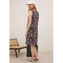 Cecil Kleid in Aubergine/ Wei&szlig; - 44% | Gr&ouml;&szlig;e S | Damen-kleider