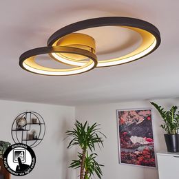 hofstein Baiyin Deckenleuchte LED Gold, 1-flammig