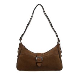 Liebeskind Berlin Bowling Bags - Ren Suede Crossbody Bag S - Gr. unisize - in Braun - f&uuml;r Damen