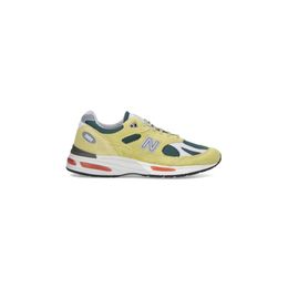 New Balance Low-Top Sneaker - Layered Suede And Mesh Sneakers With Iconic Accent - Gr. 10 - in Gr&uuml;n - f&uuml;r Damen