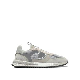 Philippe Model Low-Top Sneaker - Grey Suede And Mesh Slip-On Sneakers - Gr. 41 (EU) - in Grau - für Damen