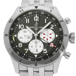 Breitling Uhren - Aviator - Gr. unisize - in Grau - f&uuml;r Damen
