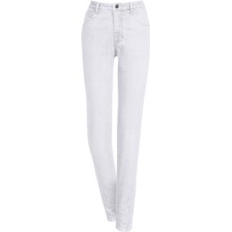 CR&Eacute;ATION L Damen 5-Pocket-Jeans mit bestickten Ges&auml;&szlig;taschen wei&szlig; Gr&ouml;&szlig;e 19