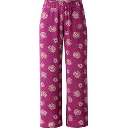 CR&Eacute;ATION L Damen Druckhose mit Dehnbund, rundum erika-sesam-bedruckt Gr&ouml;&szlig;e 36