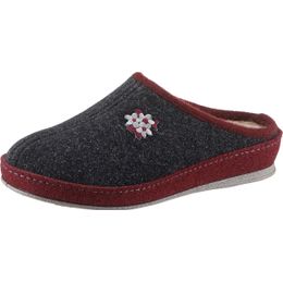Schawos Damen Pantoffel anthrazit Gr&ouml;&szlig;e 39