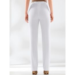CR&Eacute;ATION L Damen Hose in knitterarmer Qualit&auml;t, Stretch wei&szlig; Gr&ouml;&szlig;e 23