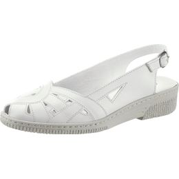 Damen Sandalette wei&szlig; Gr&ouml;&szlig;e 40
