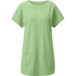 CR&Eacute;ATION L Damen Longshirt in Sweat-Qualit&auml;t reseda Gr&ouml;&szlig;e 50