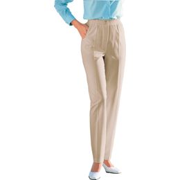 COME ON Damen Schlupfhose atmungsaktiv und b&uuml;gelarm beige Gr&ouml;&szlig;e 26