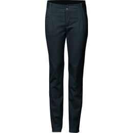 Heine Damen Chinohose in Karotten-Form marine Gr&ouml;&szlig;e 17