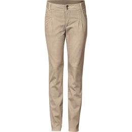Heine Damen Chinohose in Karotten-Form sand Gr&ouml;&szlig;e 48