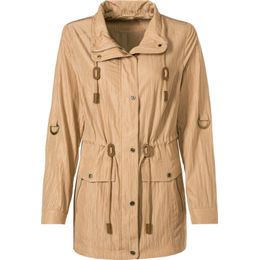 CR&Eacute;ATION L Damen &Uuml;bergangsjacke mit regulierbarem Taillenbund camel Gr&ouml;&szlig;e 40