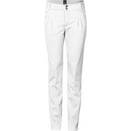 Heine Damen Chinohose in Karotten-Form wei&szlig; Gr&ouml;&szlig;e 22