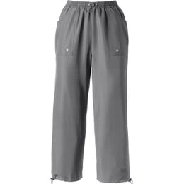 CR&Eacute;ATION L Damen 7/8-Hose in Microfaser-Qualit&auml;t anthrazit Gr&ouml;&szlig;e 50
