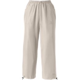 CR&Eacute;ATION L Damen 7/8-Hose in Microfaser-Qualit&auml;t stein Gr&ouml;&szlig;e 52
