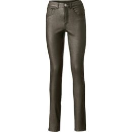 Heine Damen Bauchweg-Hose integriertes Power-Mesh khaki Gr&ouml;&szlig;e 42