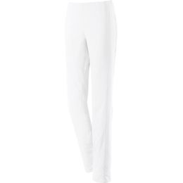Damen Hose mit Dehnbund, Viskose-Qualit&auml;t wei&szlig; Gr&ouml;&szlig;e 36