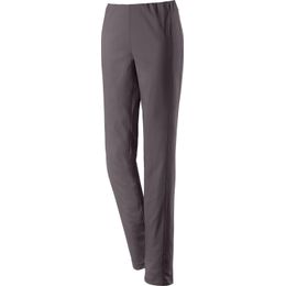 Damen Hose mit Dehnbund, Viskose-Qualit&auml;t grafit Gr&ouml;&szlig;e 42