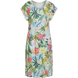 feel good Damen Sommerkleid in leichter Qualit&auml;t mint-bedruckt Gr&ouml;&szlig;e 36/38