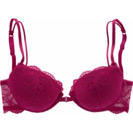Lascana Damen Push-up-BH beere Größe 80B