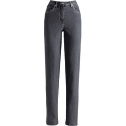 CR&Eacute;ATION L Damen 5-Pocket-Jeans mit Baumwoll-Stretch anthrazit-denim Gr&ouml;&szlig;e 25