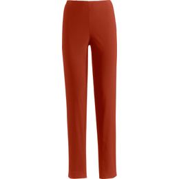 Damen Hose mit Dehnbund, Viskose-Qualit&auml;t zimt Gr&ouml;&szlig;e 19