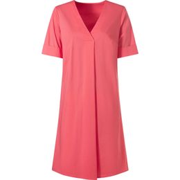 Heine Damen Sommerkleid mit Falte am V-Ausschnitt grapefruit Gr&ouml;&szlig;e 40