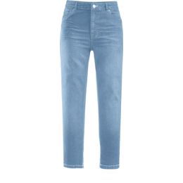 CR&Eacute;ATION L Damen 7/8-Jeans mit Stretch-Anteil blue-bleached Gr&ouml;&szlig;e 38