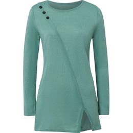 CR&Eacute;ATION L Damen Longpullover salbei Gr&ouml;&szlig;e 46