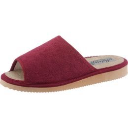 Damen Pantoffel bordeaux, Gr&ouml;&szlig;e 42