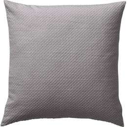 unisex Kissenh&uuml;lle grau Gr&ouml;&szlig;e 40x40 cm - 2-St&uuml;ck-Pckg.