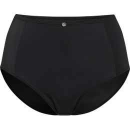 w&auml;schepur Damen H&uuml;ftslip mit leicht gl&auml;nzender Naht 2x schwarz Gr&ouml;&szlig;e 38