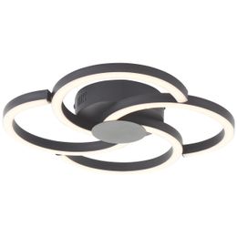 BRILLIANT LEUCHTEN Brilliant Fico Deckenleuchte LED Schwarz, 1-flammig